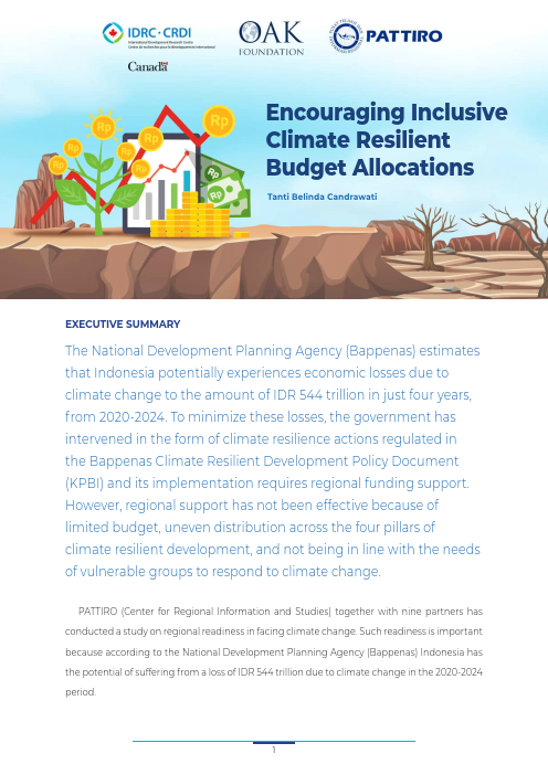 Inclusive Climate Resilient Budget Allocations - PATTIRO | Synergy for Change